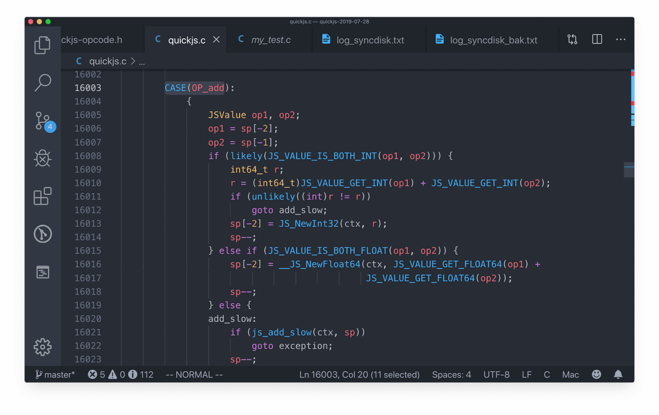 QuickJS 源码解读（一）：虚拟机的实现 | 🚉 Vincent's bus station