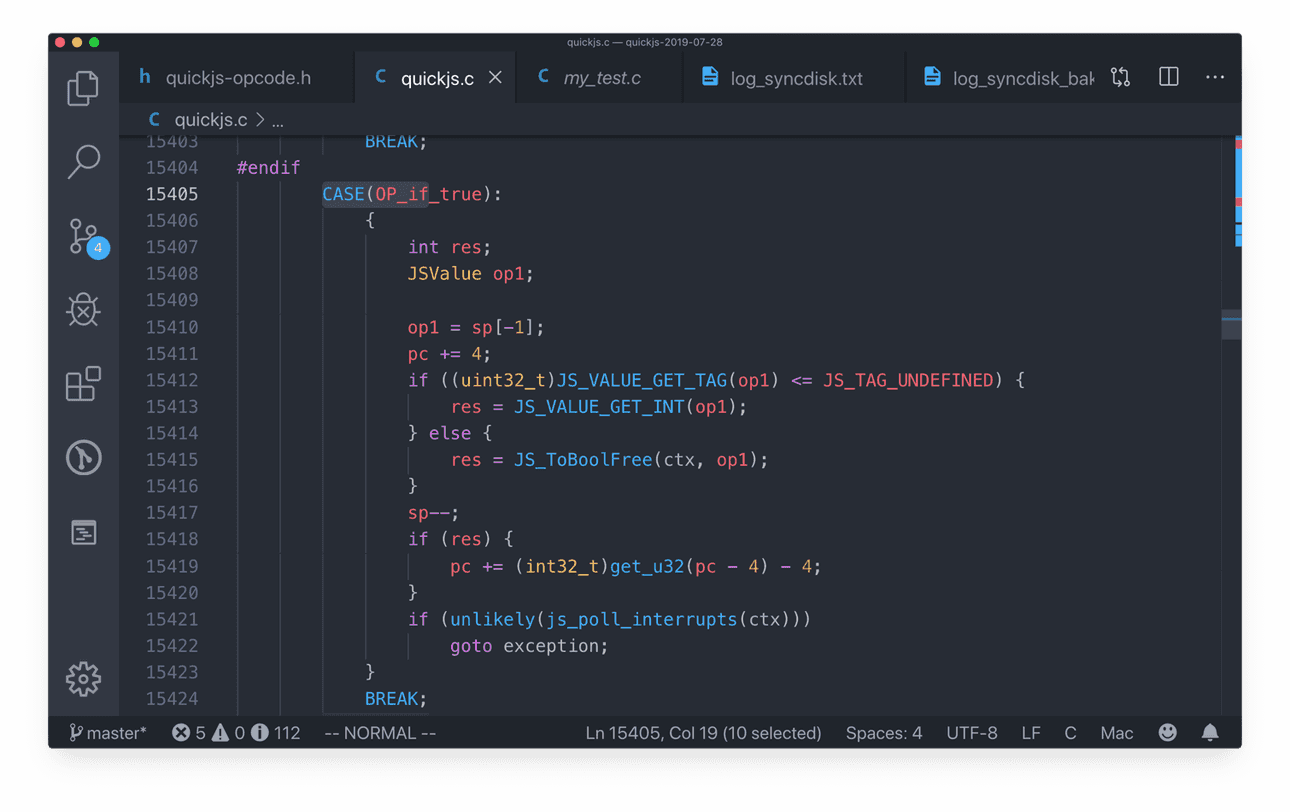 QuickJS 源码解读（一）：虚拟机的实现 | 🚉 Vincent's bus station